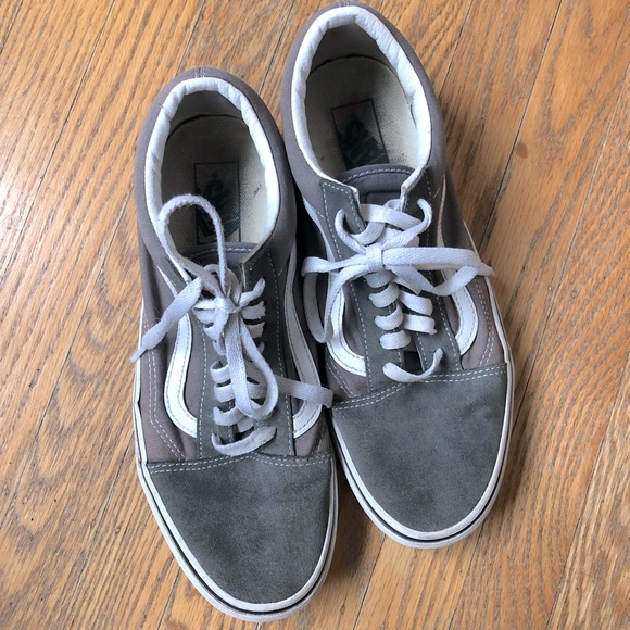 Vans | Shoes | Mens Vans Gray Old Skool Shoes 95 | Poshmark